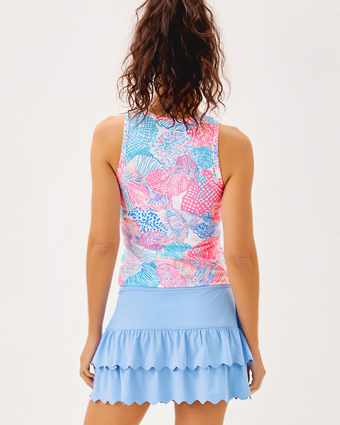 UPF 50+ Luxletic Candia Active Bra Tank - Multi Roar Of The Seas – Pink of the Pines