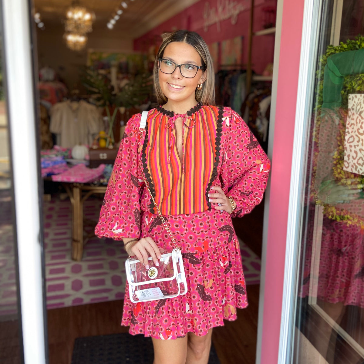 Mandy Mix Dress - Beetroot – Pink of the Pines